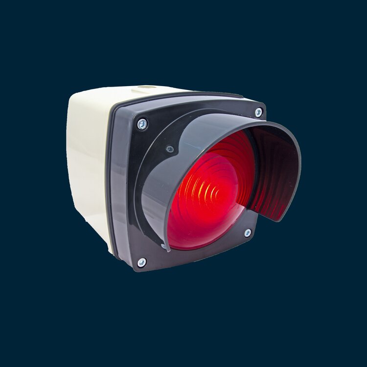 LED traffic light, red, 24V, 600-850 Lumen